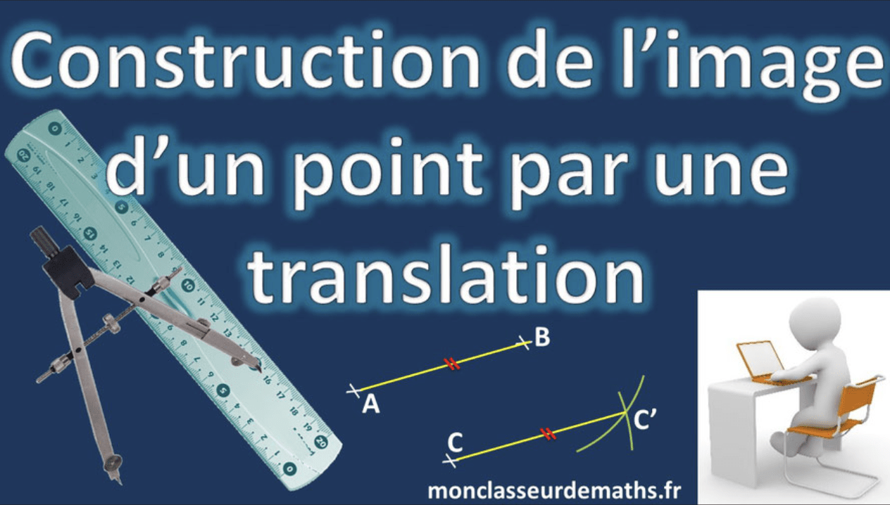 3e Translations et rotations : cours - Maths à la maison